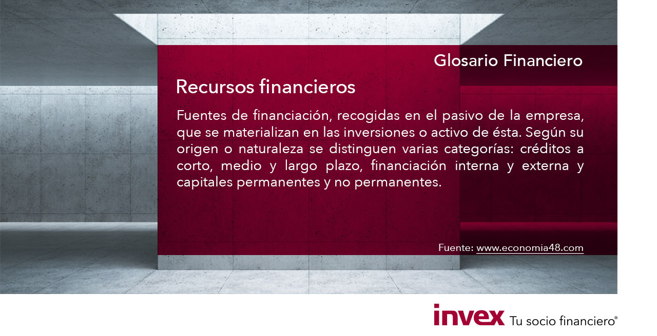 Recursos financieros - Blog INVEX